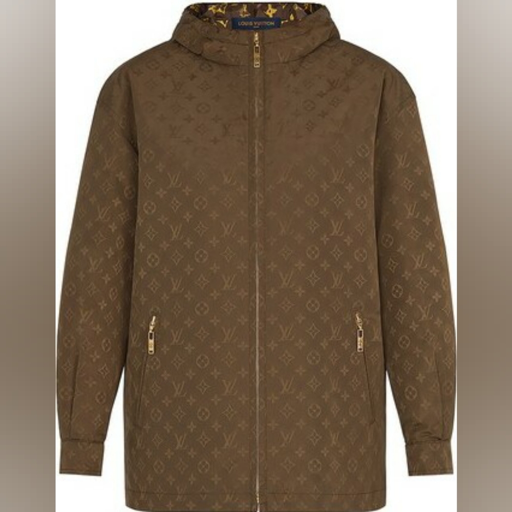 Louis Vuitton Iconic Lv Monogram Parka Jacket In Tech… - Gem